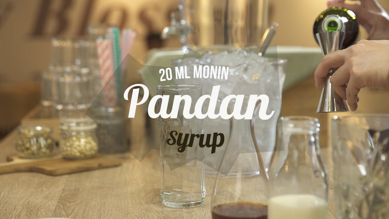 Pandan Iced Latte - Monin Recipe Video - Paradox Studio
